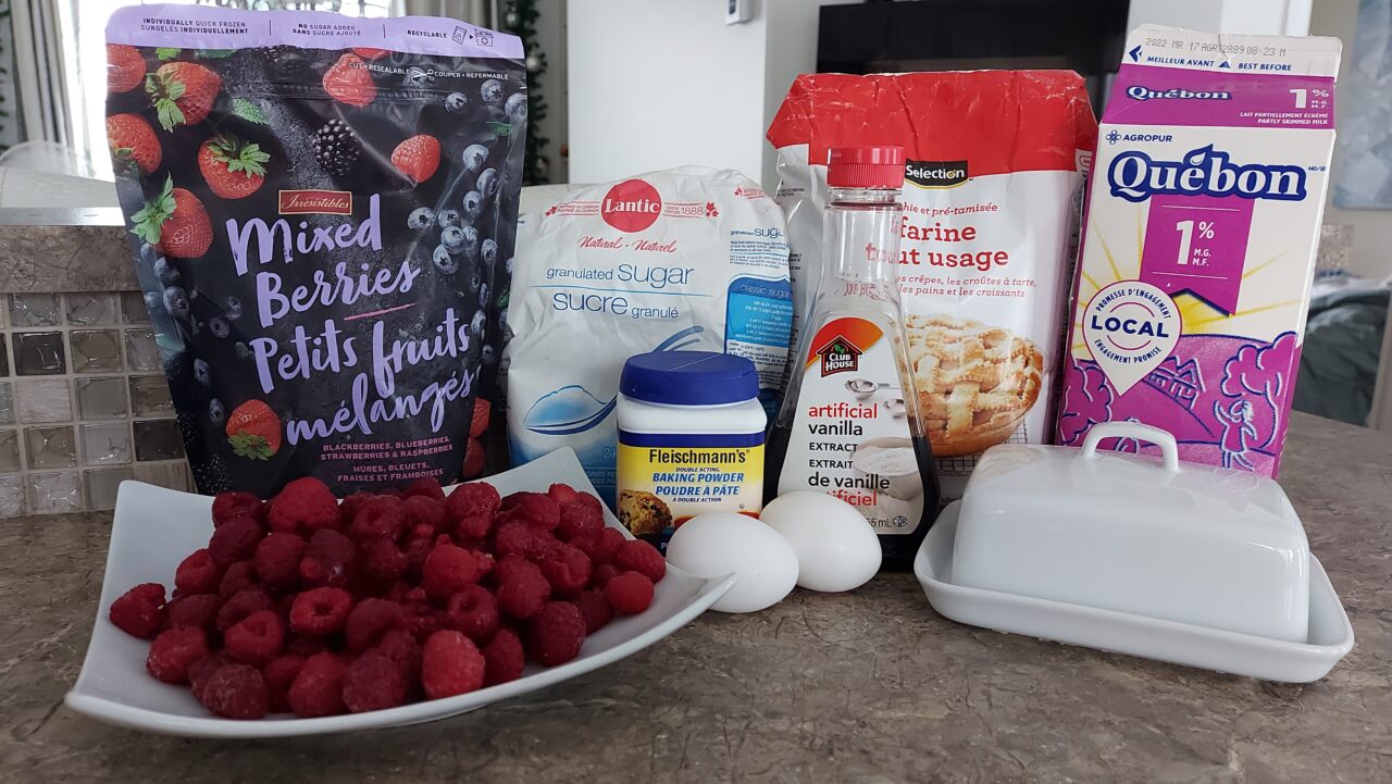 Gâteau renversé aux petits fruits - Tornade Rousse